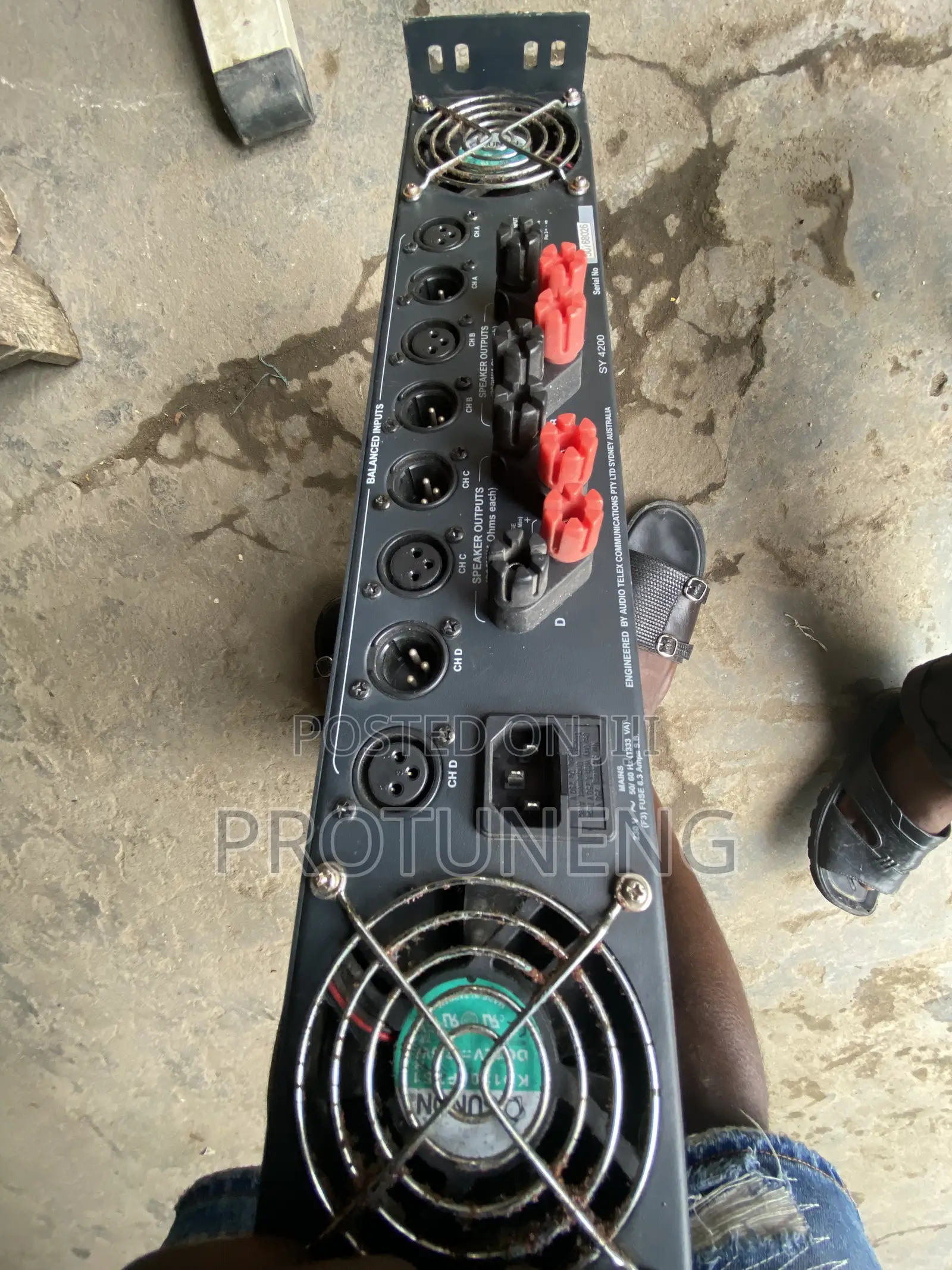 4 Channels Power Amplifier for sale - ProTuneNg Price: ₦ 300,000 on ...