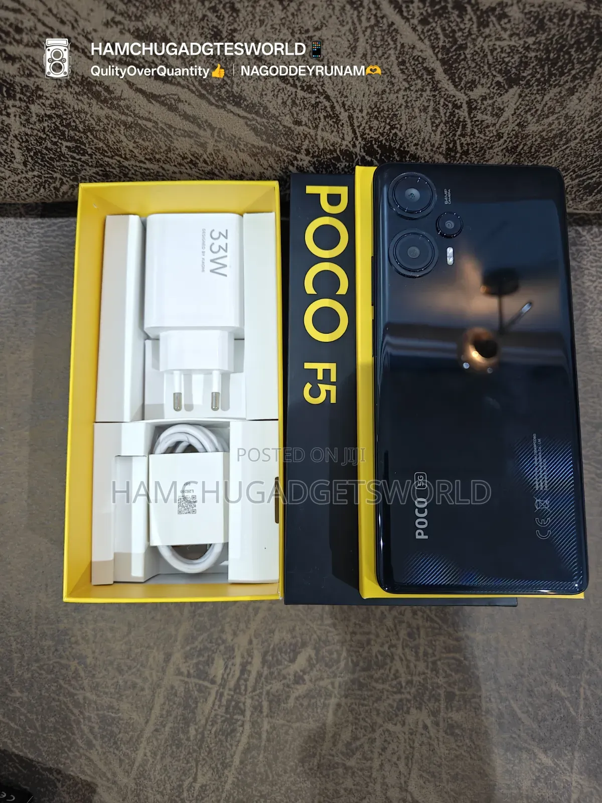 Xiaomi Poco F5 256 GB Black don siyarwa - HamChuGadgetsWorld Farashi: ₦ ...