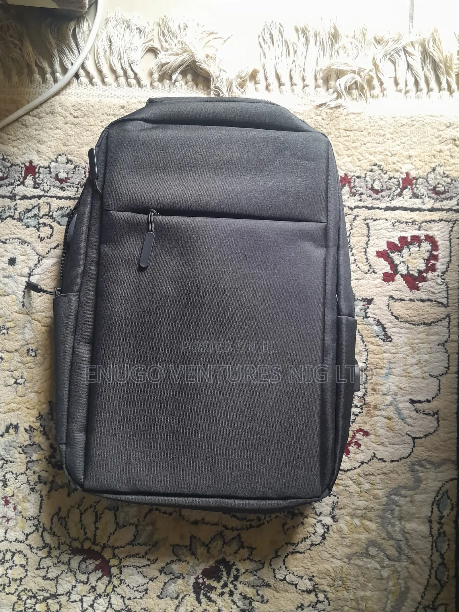 Black Everyday Backpack. for sale - ENUGO VENTURES NIG LTD Price: ₦ ...