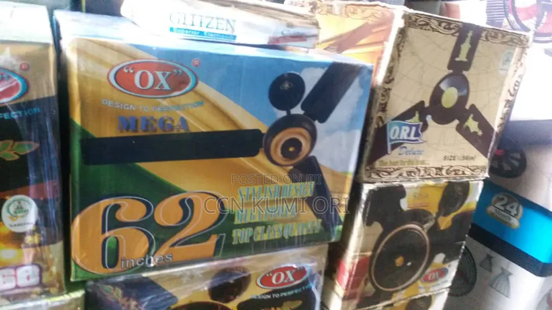 Ox 62-Inch Ceiling Fan. 3 Speed Blades for sale - CCN KUMI ORI Price: ₦ ...