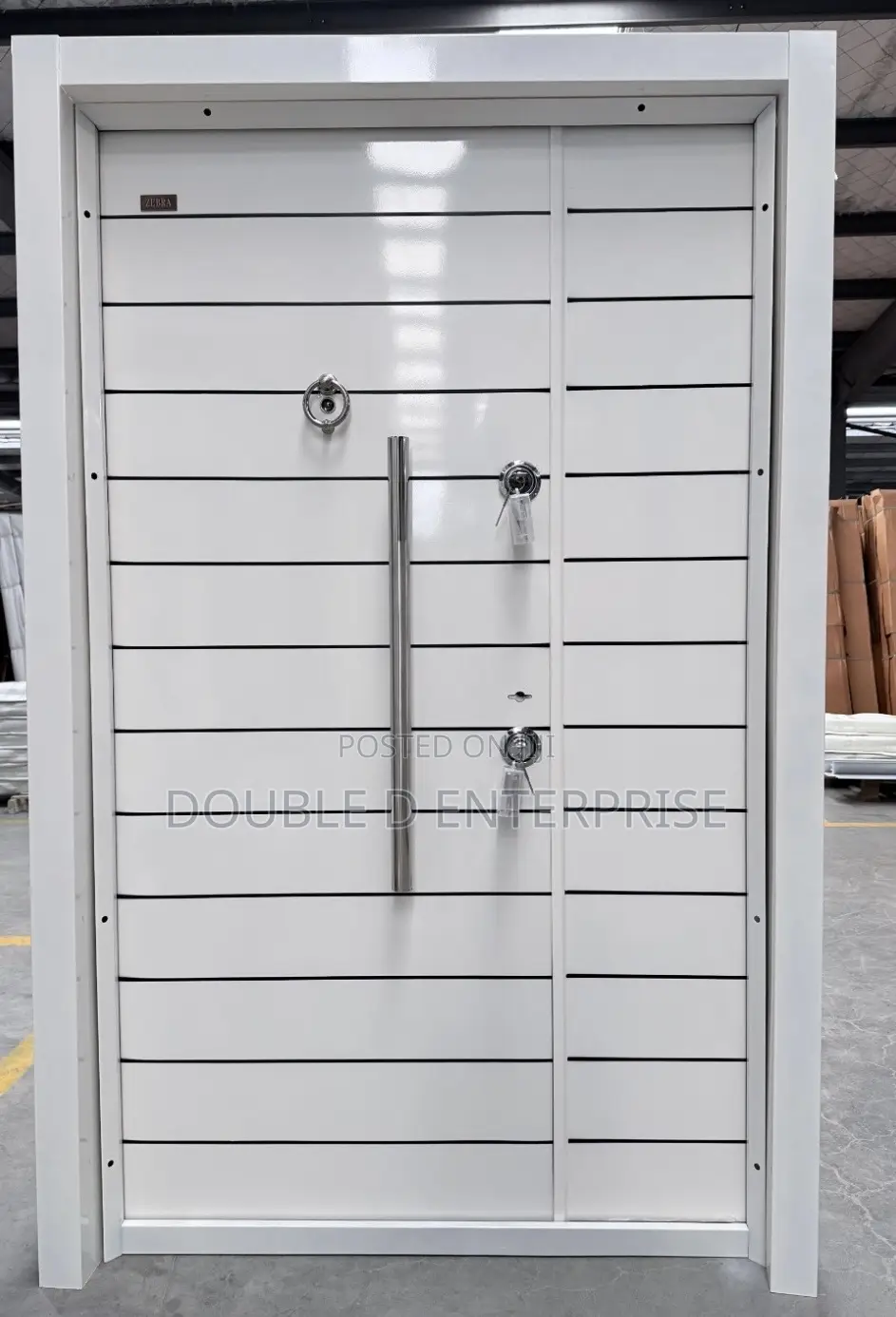 Premium White Security Door for sale - DOUBLE D ENTERPRISE Price: ₦ ...