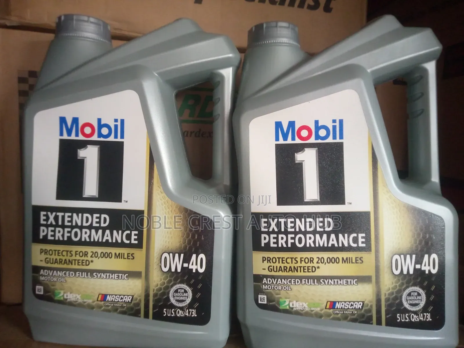 Ep Mobil 1 0w-40 5l for sale - Noble Crest Auto Hub Price: ₦ 35,000 on ...
