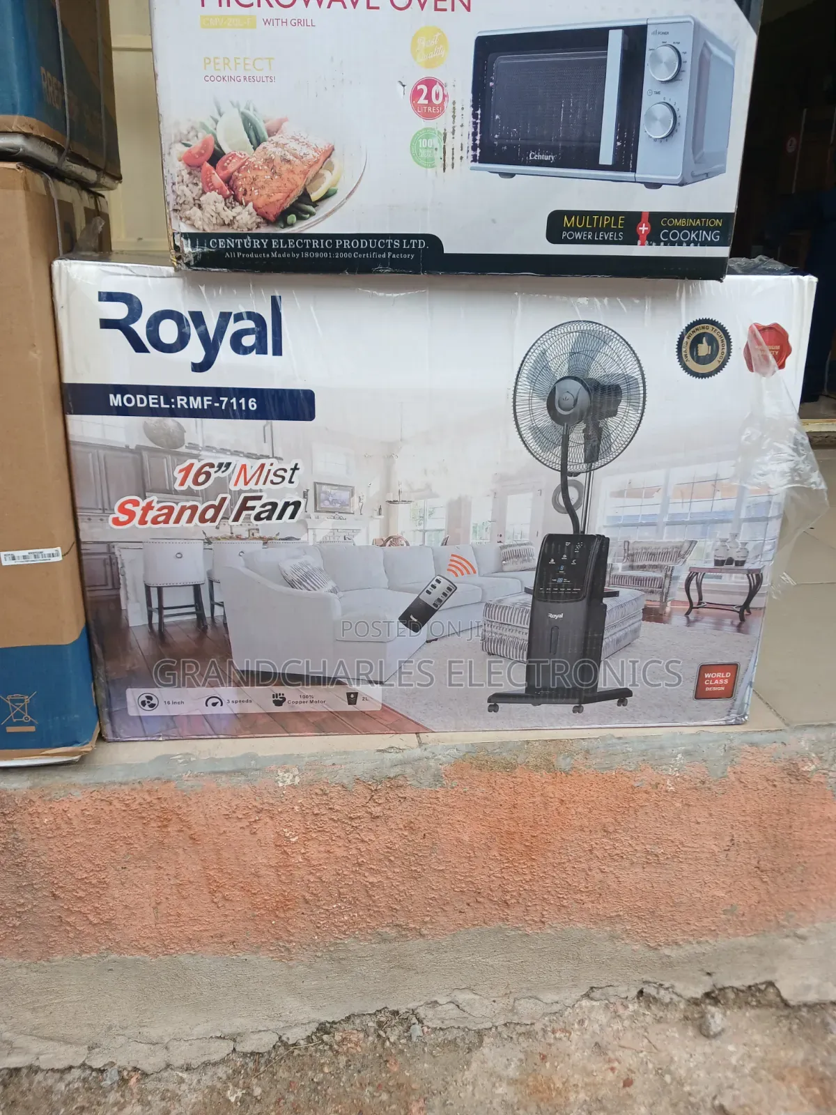 Royal 16" Mist Stand Fan for sale - Grandcharles Electronics Price: ₦ ...