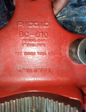 3/4-6"Inch Ridgid Model Bc610 Top Screw Bench Chain Vise for sale - Dim ...
