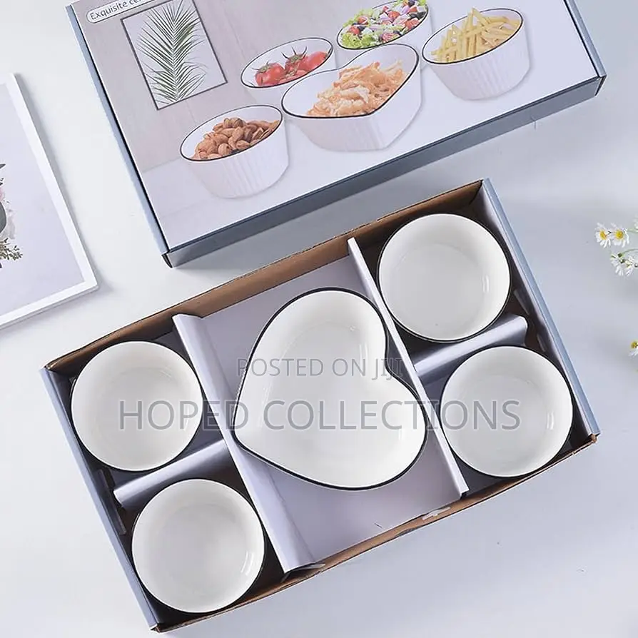Shaped Ceramic Bowl Set for sale - Price: ₦ 19,500 on Jiji.ng [Lagos ...