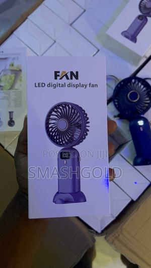 Rechargeable Led Digital Display Mini Fan Available for sale ...