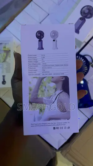 Rechargeable Led Digital Display Mini Fan Available for sale ...