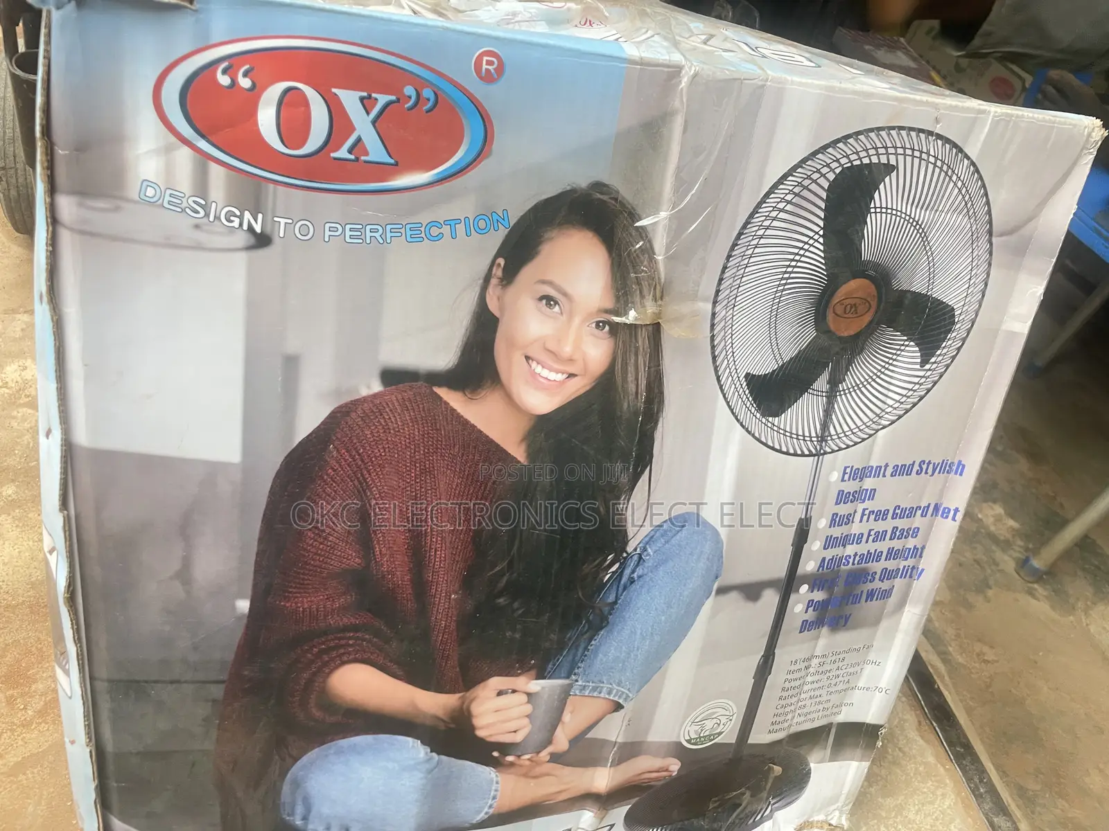 Ox Standing Fan Non Rechargeable for sale - OKC electronics elect elect ...