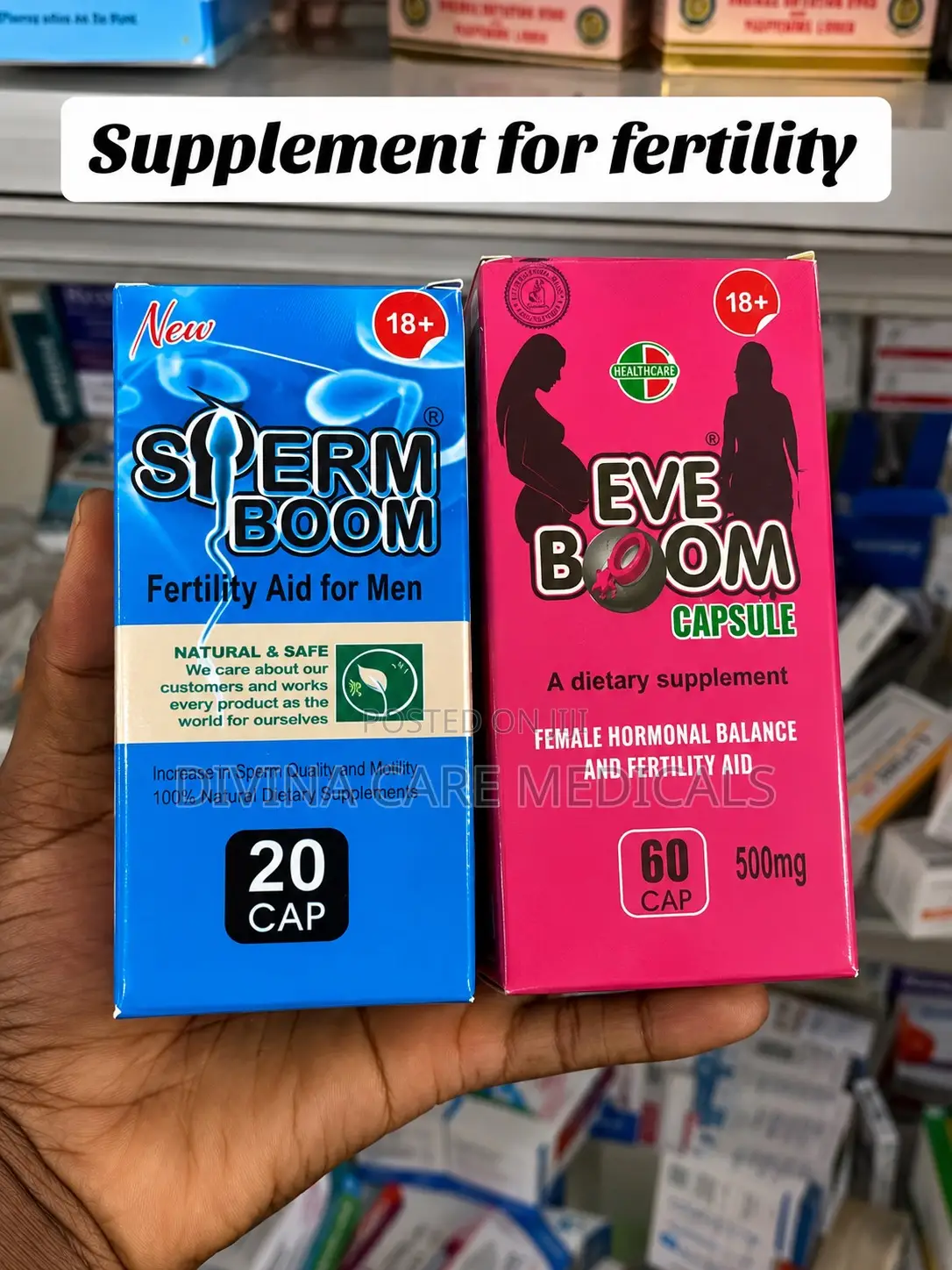 Sperm Boom and Egg Boom Fertility Support Supplement for sale - Divina ...