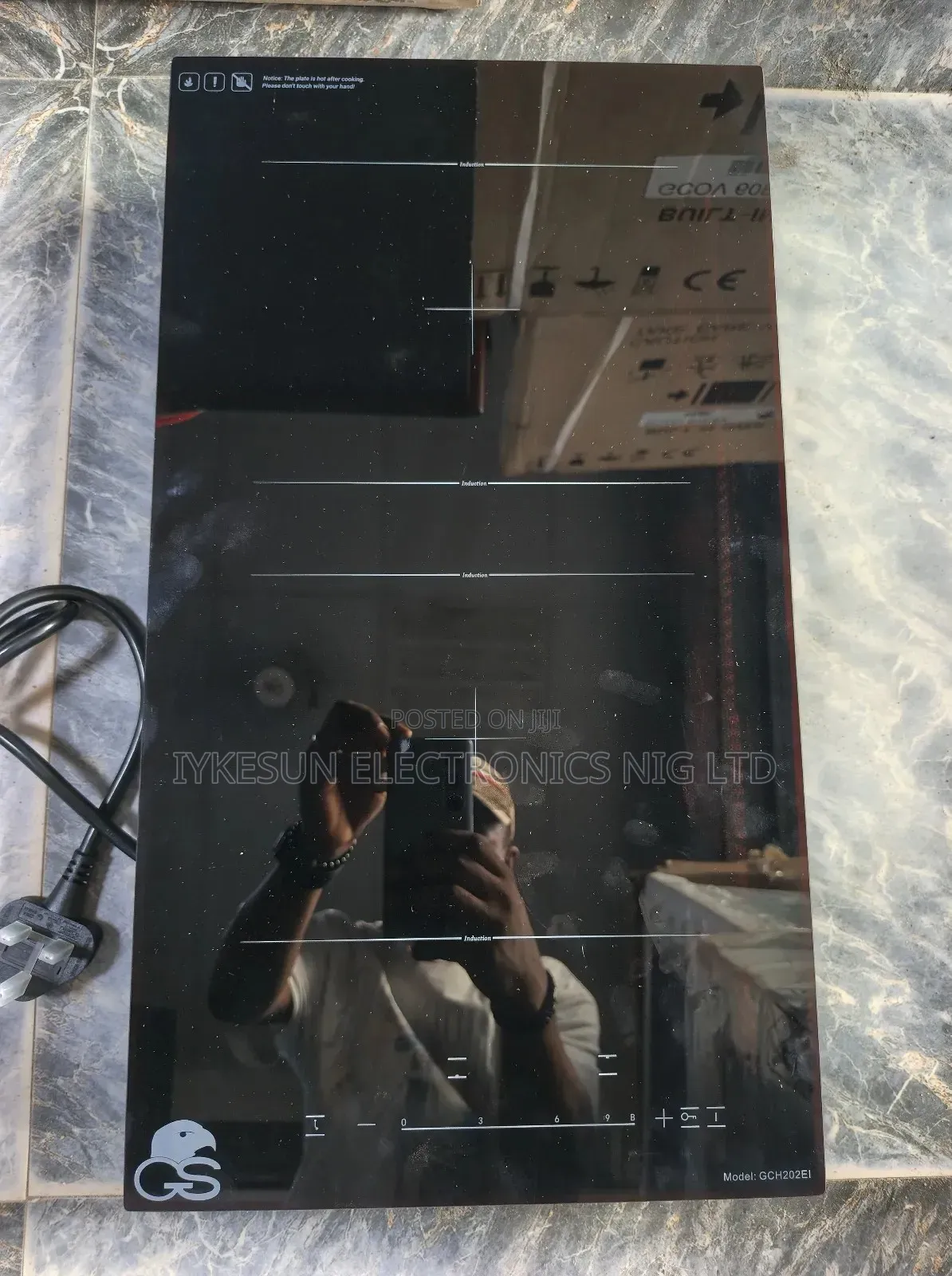 Original Gs Built-in Induction 2 Burners Automatic Cooker Hob 21x51cm ...