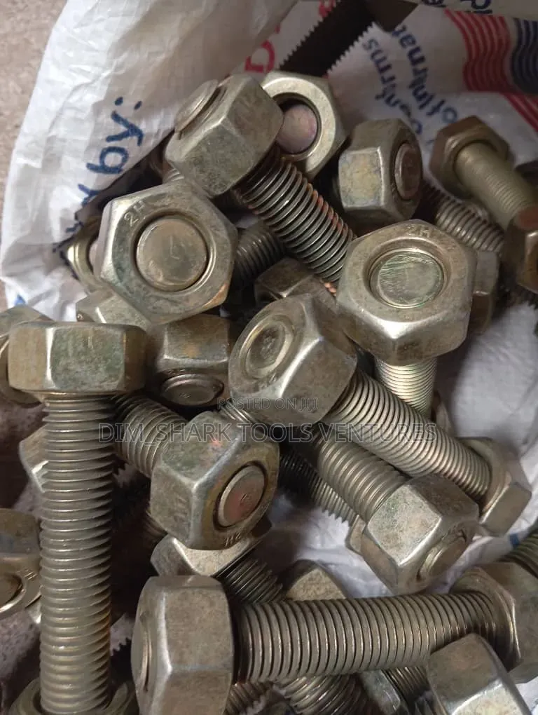 7/8"X130mm(5"Inch Length) Teflon Coated Stud Bolt/Nut for sale - Dim ...