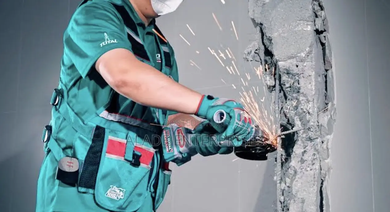 Total Tools Angle Grinder 4.5" 20v Brushless Cordless With 2 Batteries ...