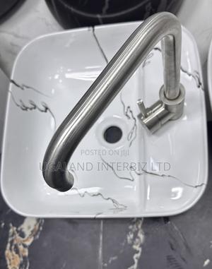 Modern White Square Ceramic Basin. for sale - UGALAND INTERBIZ LTD ...