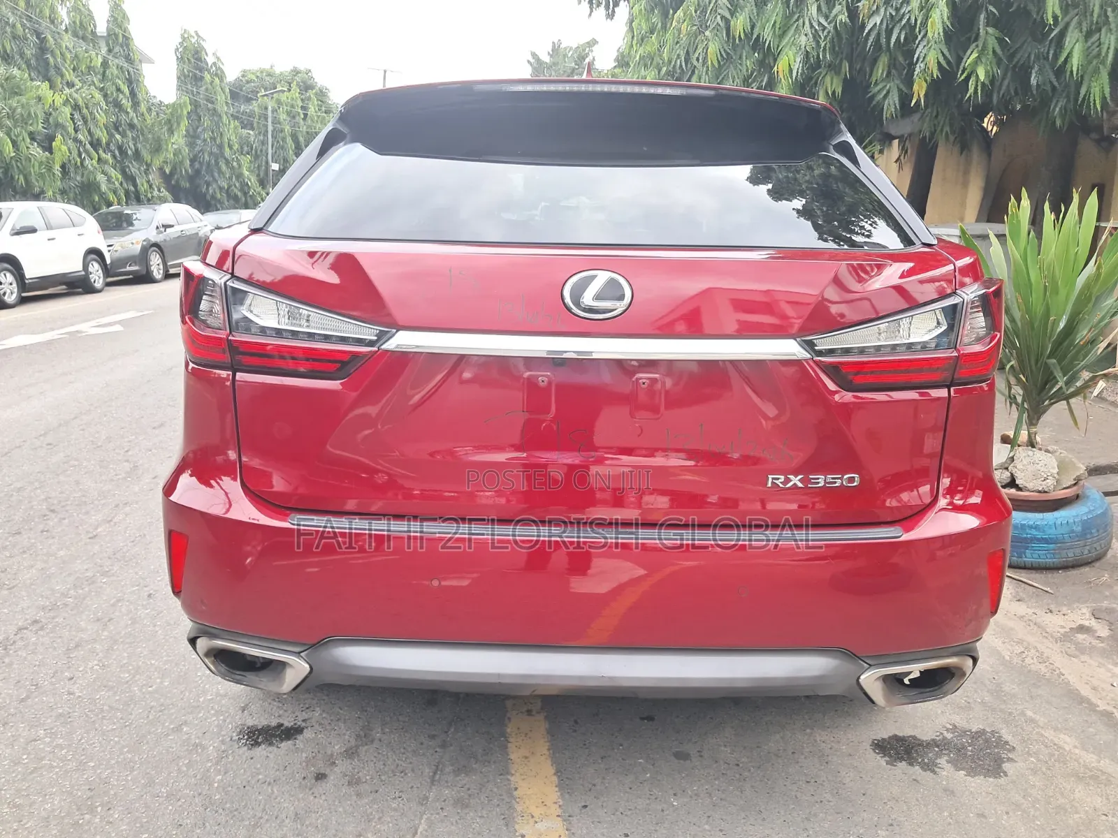 Lexus RX 2016 Red for sale - Faithf2florish Global Concept Autos Price ...