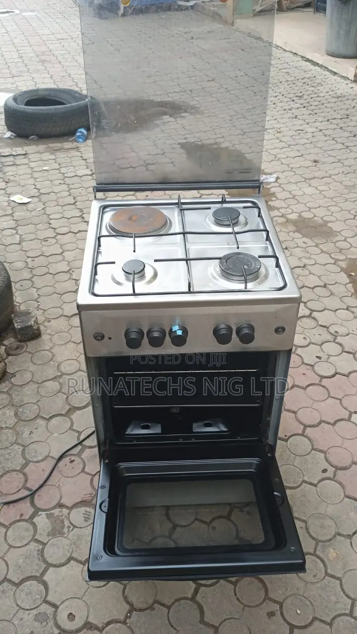 Maxi 50x50 Gas and Electric Cooker With Oven Grill 3 Gas Burners don ...