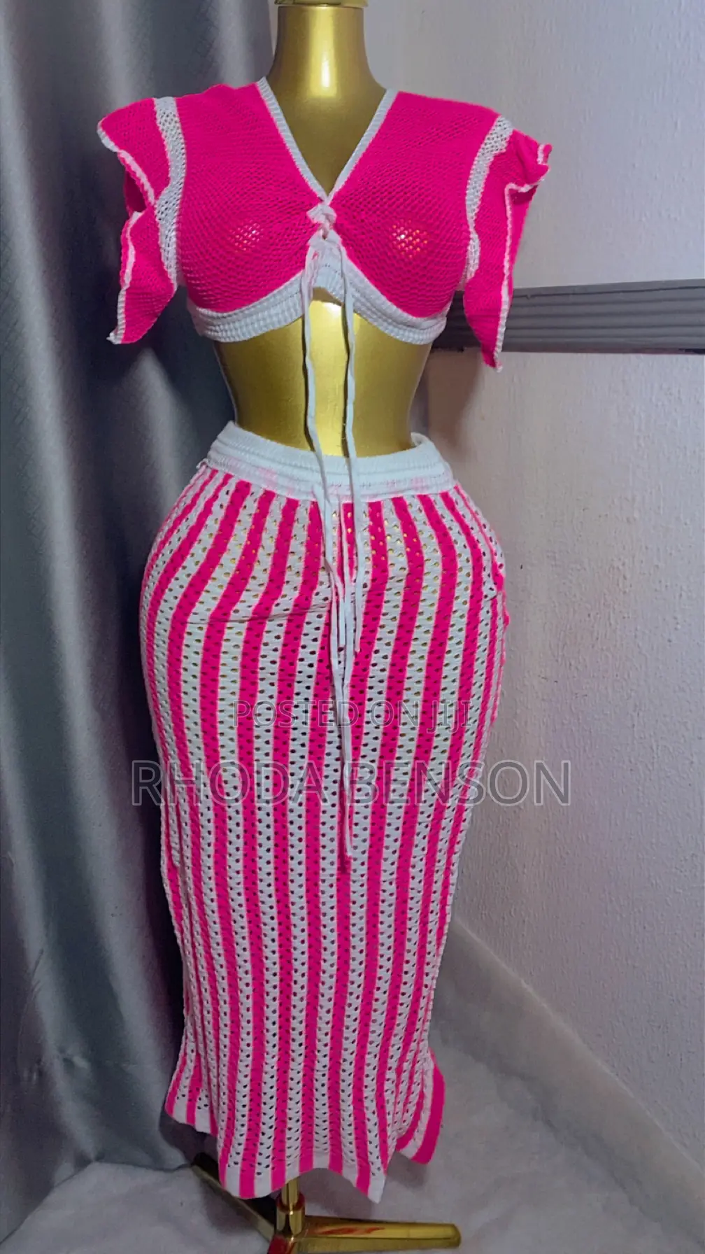 Two Pieces Knit Beach Wear for sale - Rhoda Benson Price: ₦ 15,000 on ...