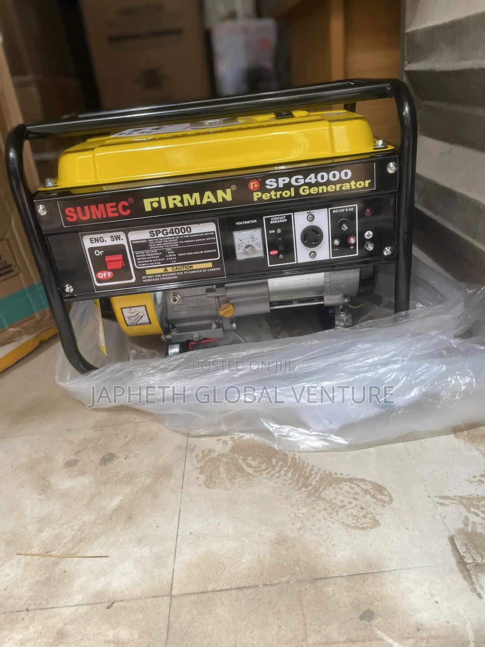 Buy Sumec Firman Spg4000 Manual Generator Today for sale - Japheth ...