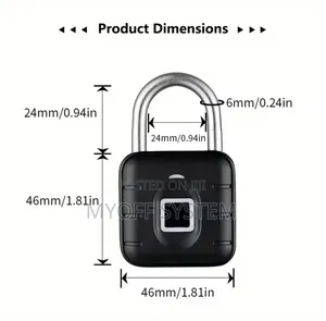 Pdcs3 Biometric Tuya Padlock for sale - MYOFF SYSTEM Price: ₦ 25,000 on ...