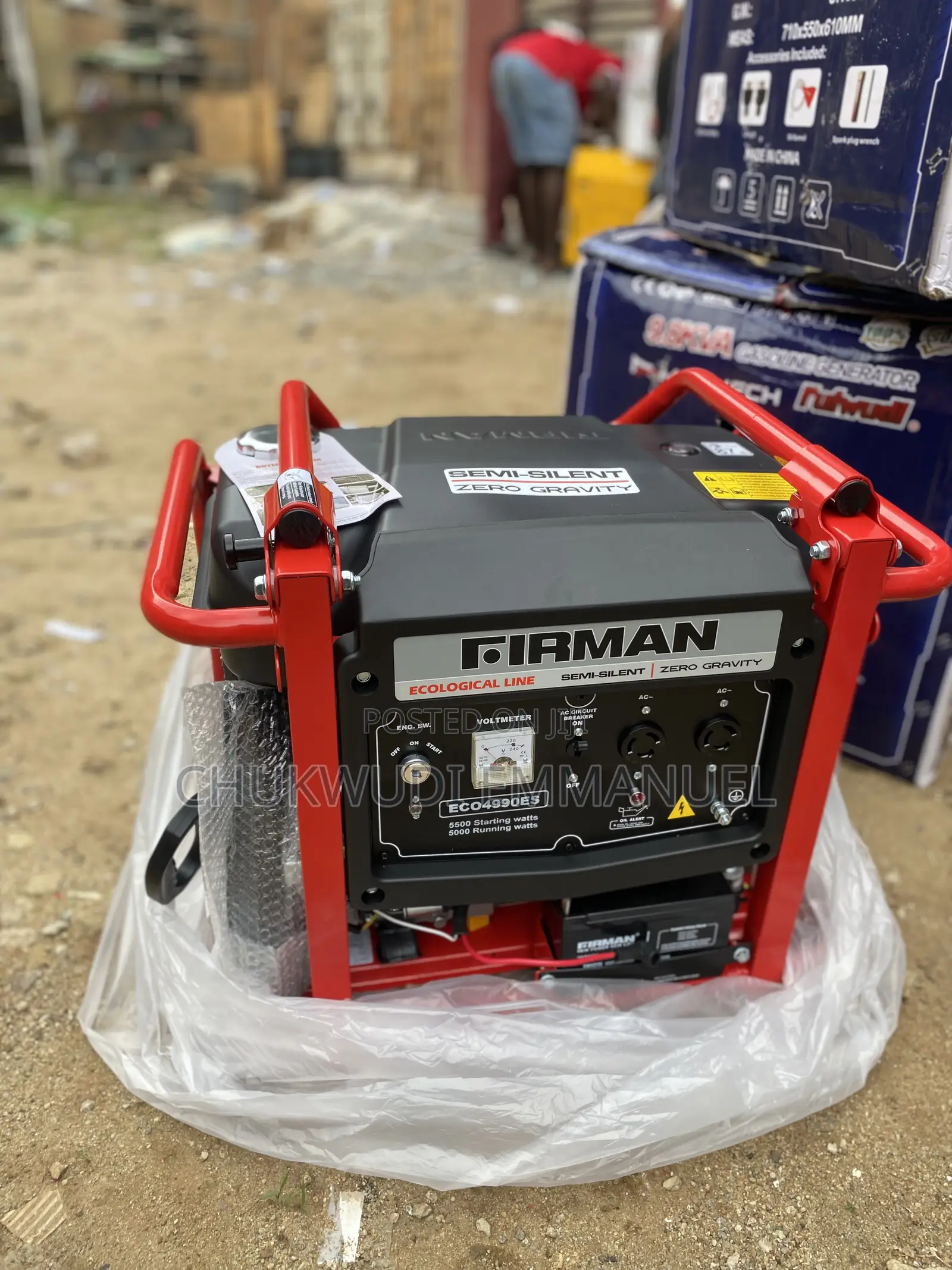 Fireman 5.5kva Generator – Strong Engine, Low Fuel Consumption for sale ...