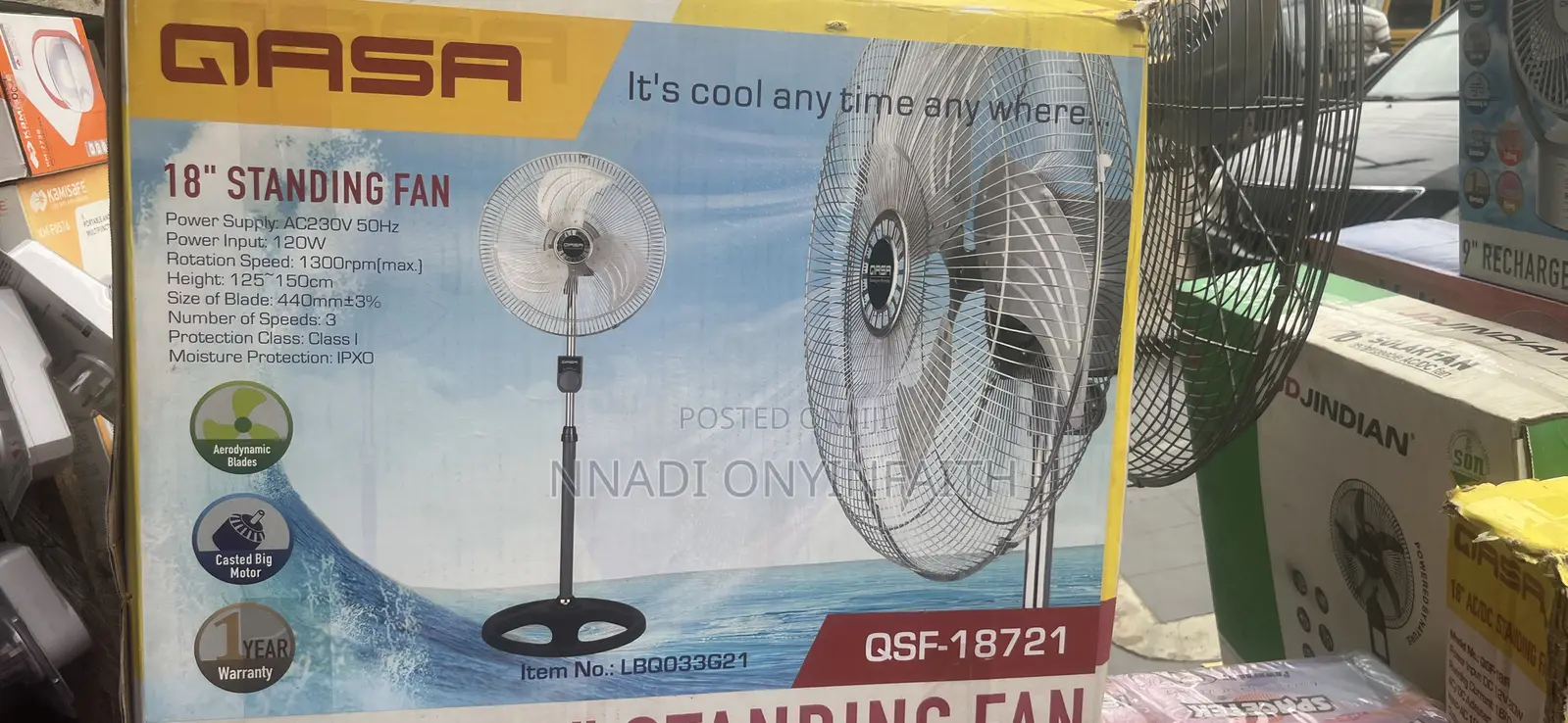 Qasa Standing Fan for sale - Price: ₦ 45,000 on Jiji.ng [Ikeja]