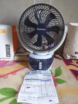 Century Rechargeable Fan With Led Light -Model: FRCT-25 for sale ...