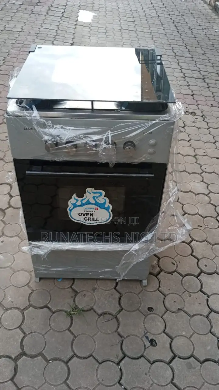 Scanfrost 50by50 1 Electric 3 Burner Gas Cooker Oven and Griller for ...