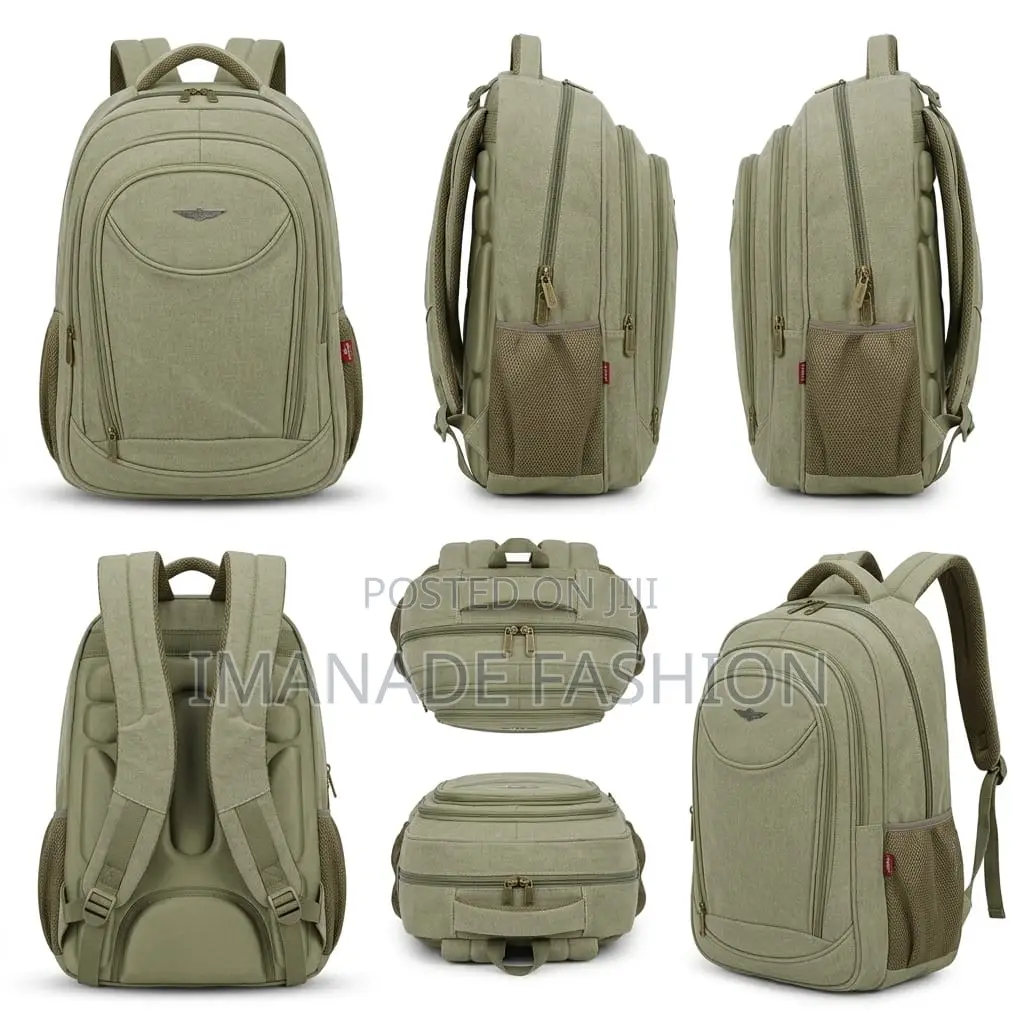 Kilopower Laptop Backpack – Olive Green - IMANADE FASHION Price: ₦ ...