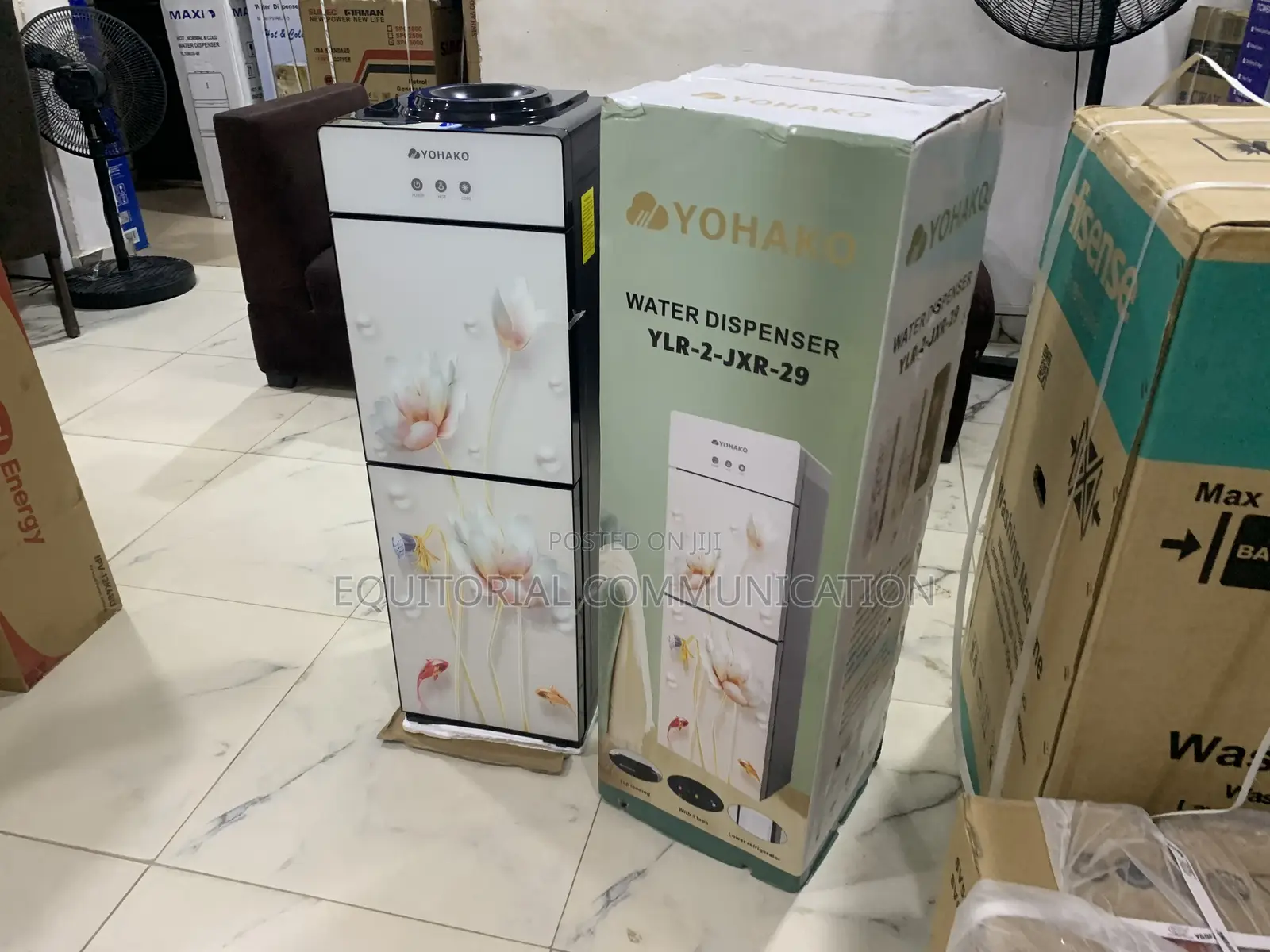 Yohako Ylr-2jxr-29 Compressor Cooling Water Dispenser With Storage Ref ...