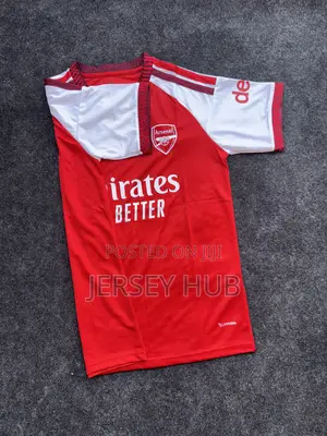 Arsenal 2026/2027 Home Jersey + Pl Winner Badge - Price: ₦ 18,000 on ...