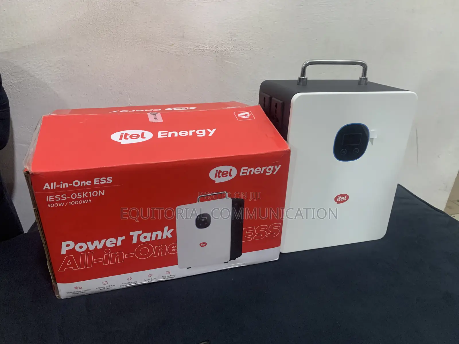 Itel Iess-05k10n Portable Solar Generator for Tvs, Fans, Routers, And ...
