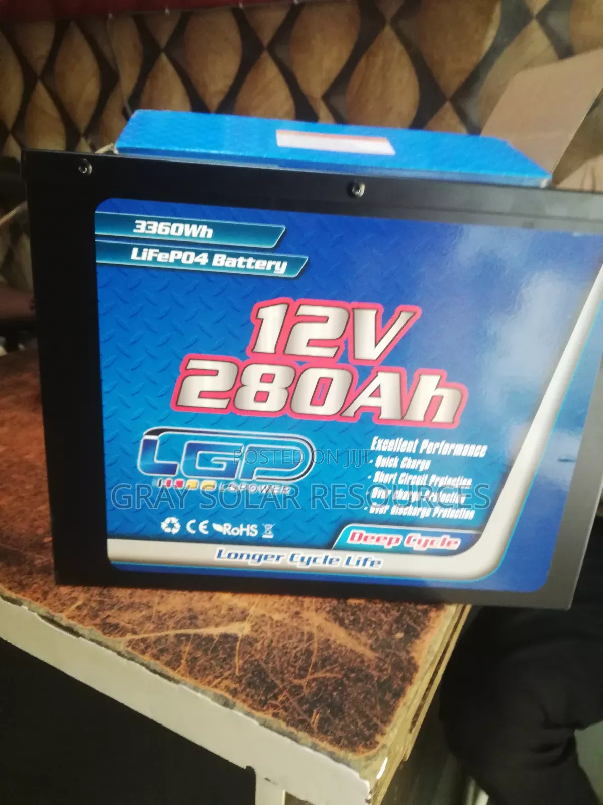 12v 280ah Lg Power Lithium Battery - GRAY SOLAR RESOURCES LIMITED Price ...