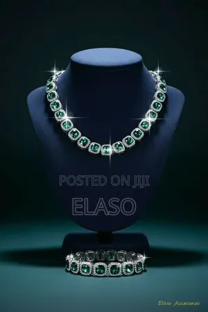 Stylish Cuban Chain Necklace and Bracelet Set - Elaso Price: ₦ 12,000 ...