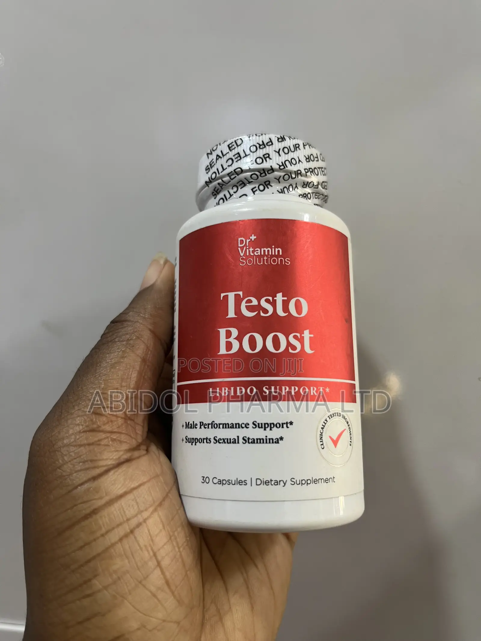Dr. Vitamin Solutions Testo Boost- 30capsules - Abidol Pharma Ltd Price ...