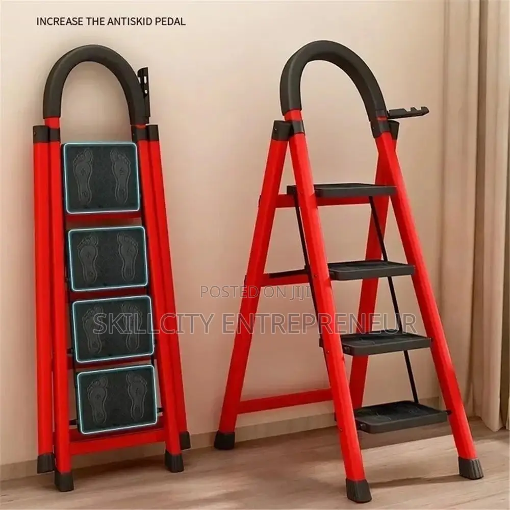 4-step Folding Step With Handrail - SkillCity Entrepreneur E-comm Price ...