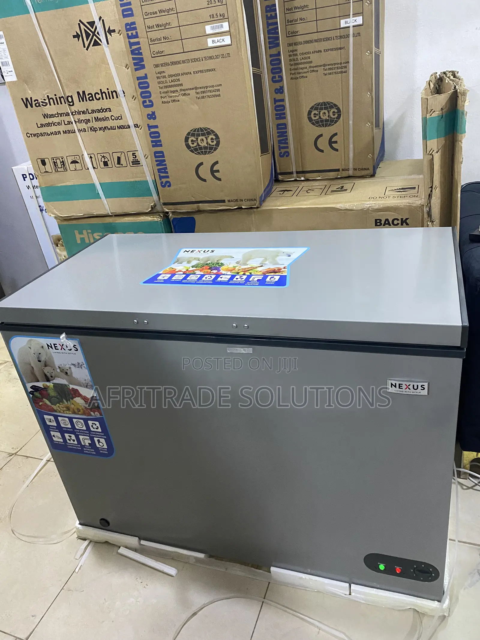 Nexus Nx-315hce 250l Deep Freezer With Fast Freezing System - AfriTrade ...