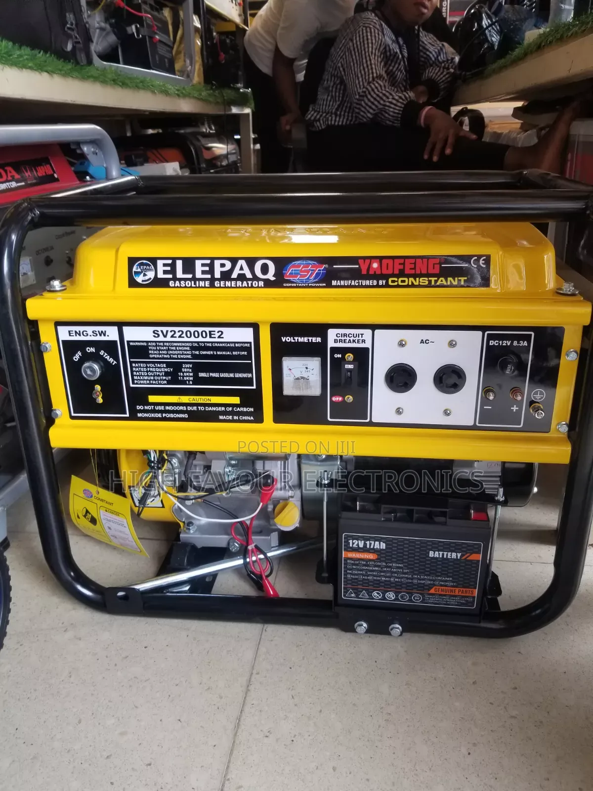 Original Elepaq Constant 11kva Electric Start Year Warranty - HIGH ...