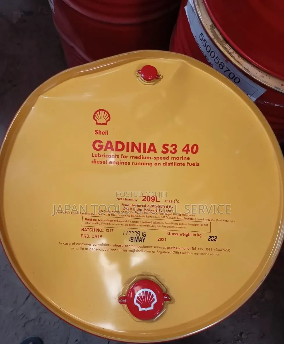 Shell Gadinia S3 40 Oil (209liters) - JAPAN TOOLS GLOBAL SERVICE Price ...