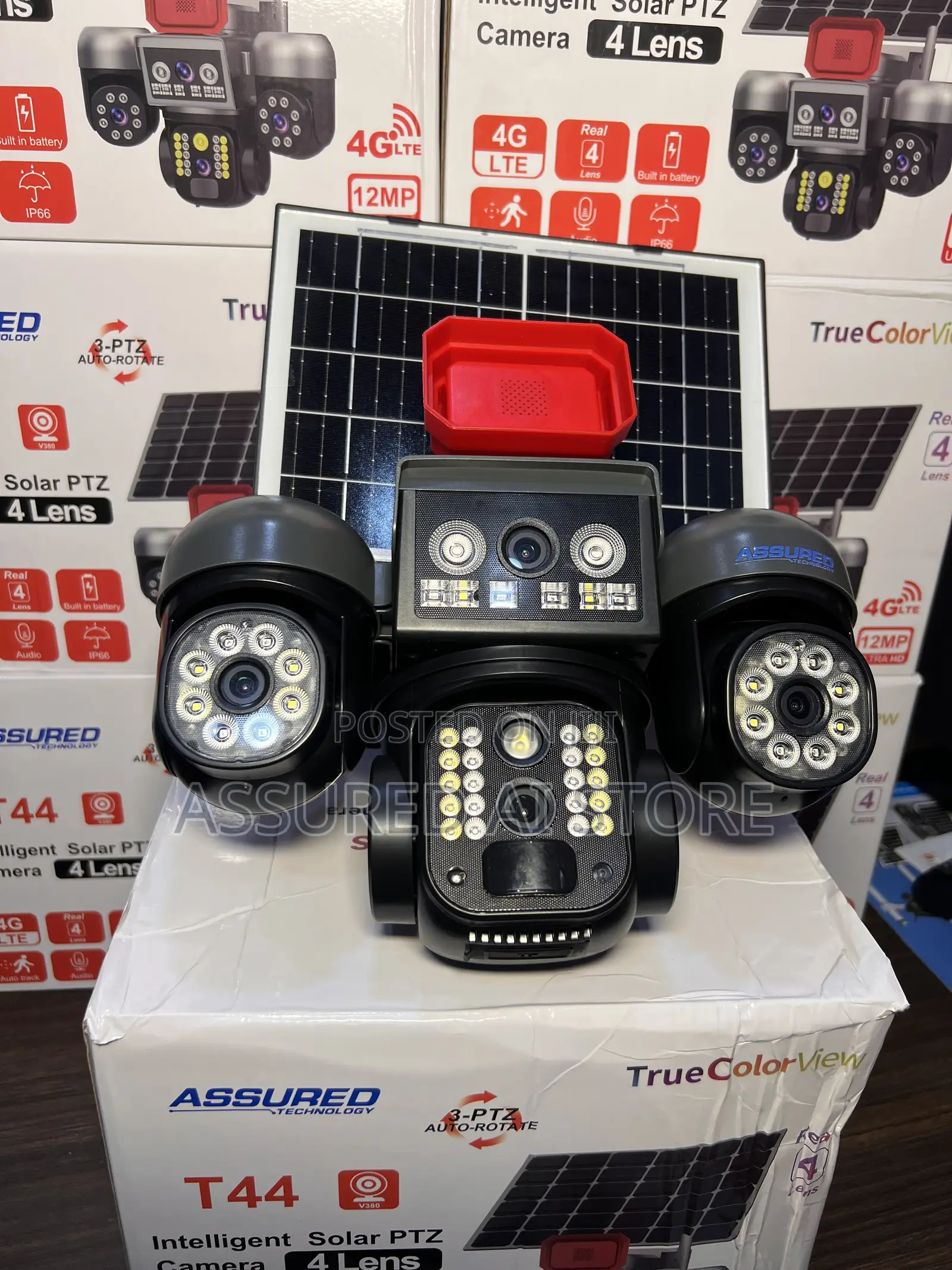 4 Lense Solar 4g PTZ Camera - ASSURED AI STORE Price: ₦ 65,000 on Jiji ...