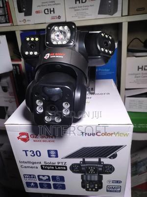 Wifi V380 Triple Lens PTZ Solar Camera - Intersoft Price: ₦ 60,000 on ...