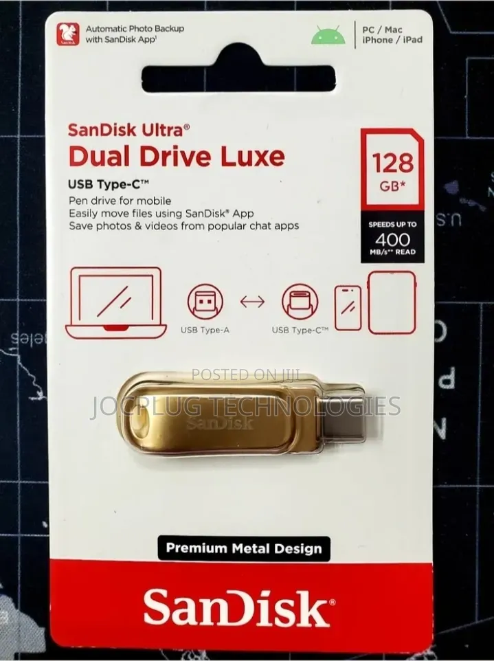 Sandisk Ultra Dual Drive Luxe - JOCPLUG TECHNOLOGIES Price: ₦ 47,000 on ...