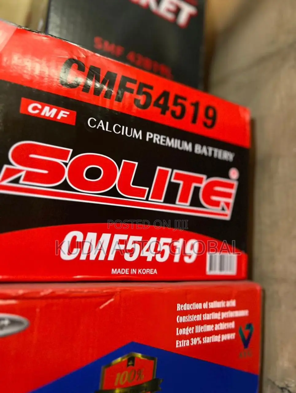 Quality Solite Korea Battery 12v 75ahs for Every Suv Use. - Kuda Auto ...