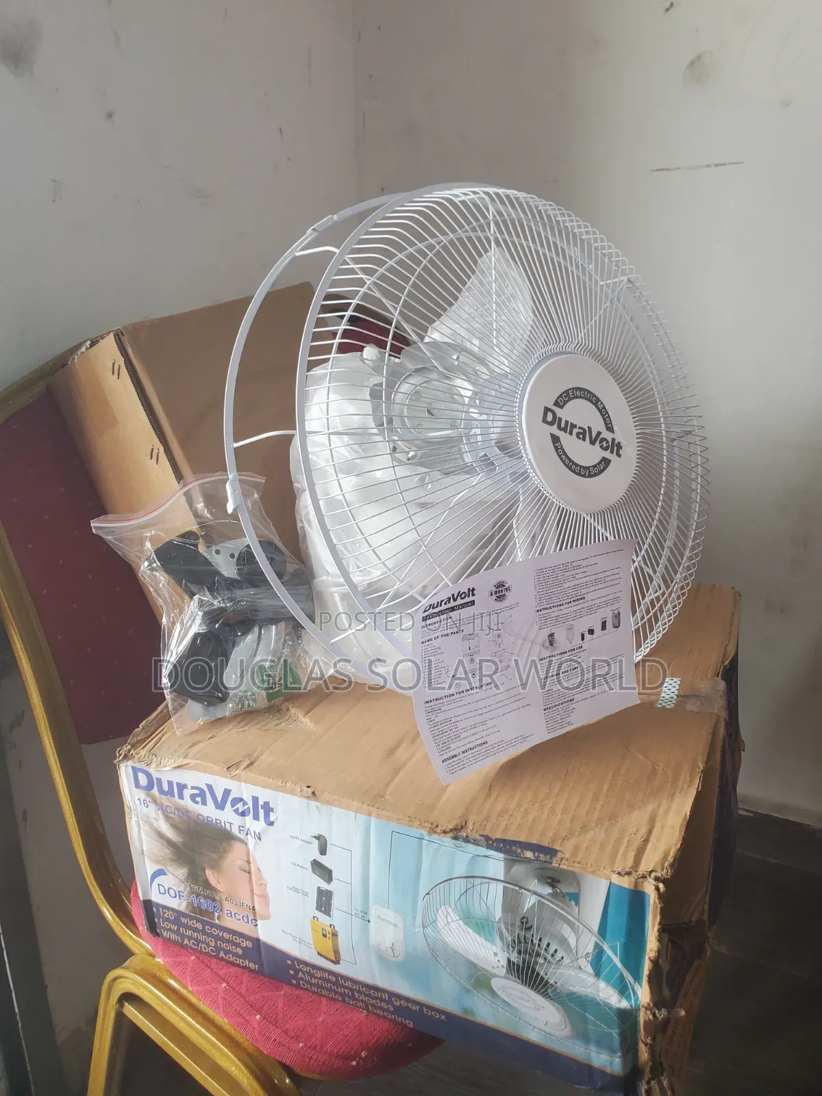 Duravolt 16" Ac/Dc Orbit Fan - Douglas Solar World Price: ₦ 60,000 on ...