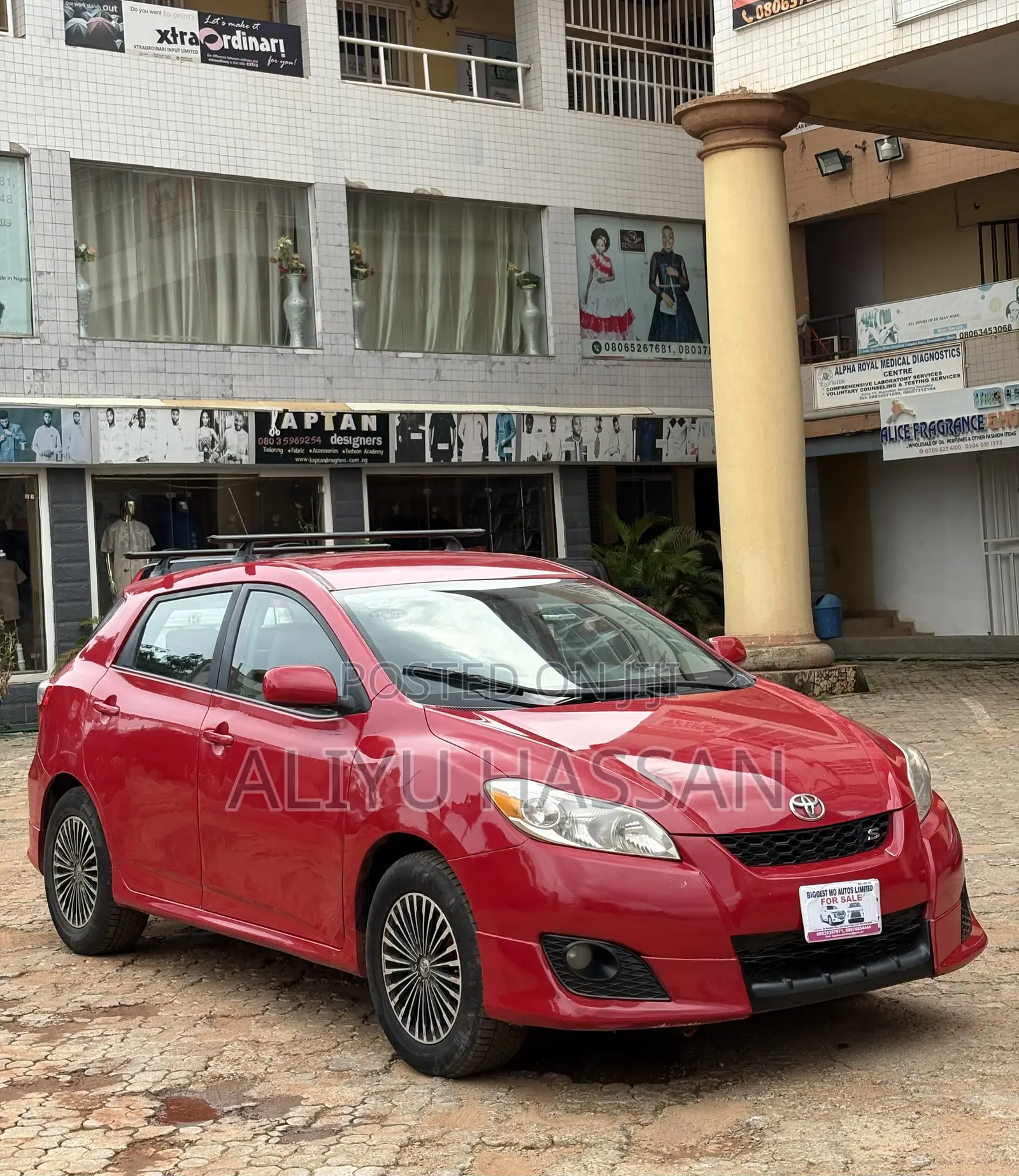 Toyota Matrix 2010 Red - Aliyu Hassan Price: ₦ 7,300,000 on Jiji.ng [Karu]