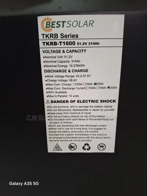 16kwh/48v Best Solar Lithium-Iron Phosphate Energy Storage Battery - C ...