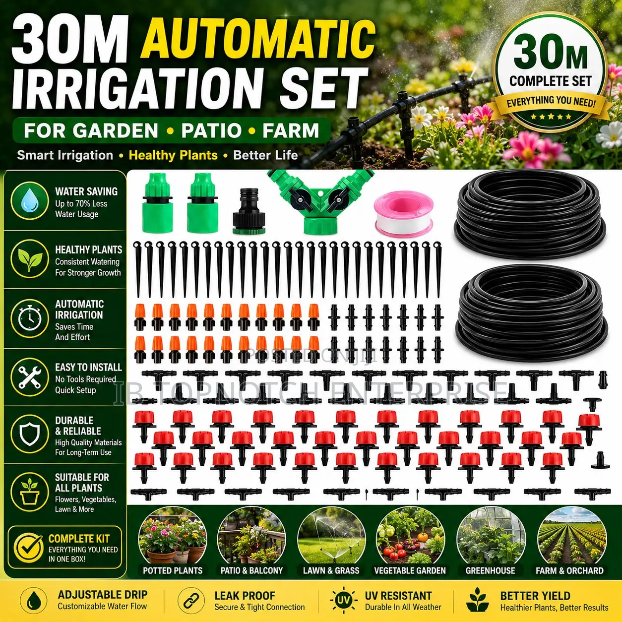 The Complete 30m Irrigation Solution for Every Outdoor Space - IB ...