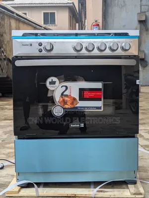 New Scanfrost 5 Burners Gas Cooker Automatic With Oven Warranty 1year ...