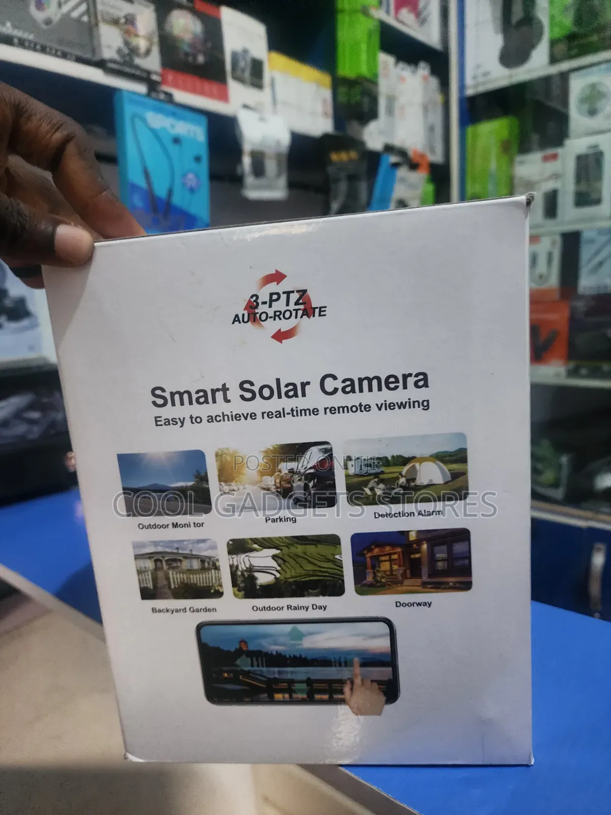 Crossfire T33 (V380) Intellegent Solar PTZ Camerz Tripple Lens - Cool ...
