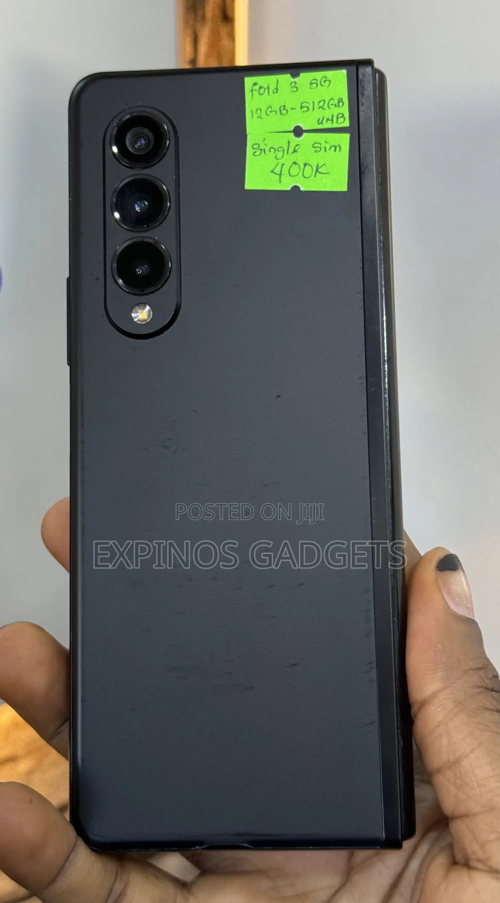 Samsung Galaxy Z Fold 3 512 GB Black - Expinos Gadgets Price: ₦ 400,000 ...