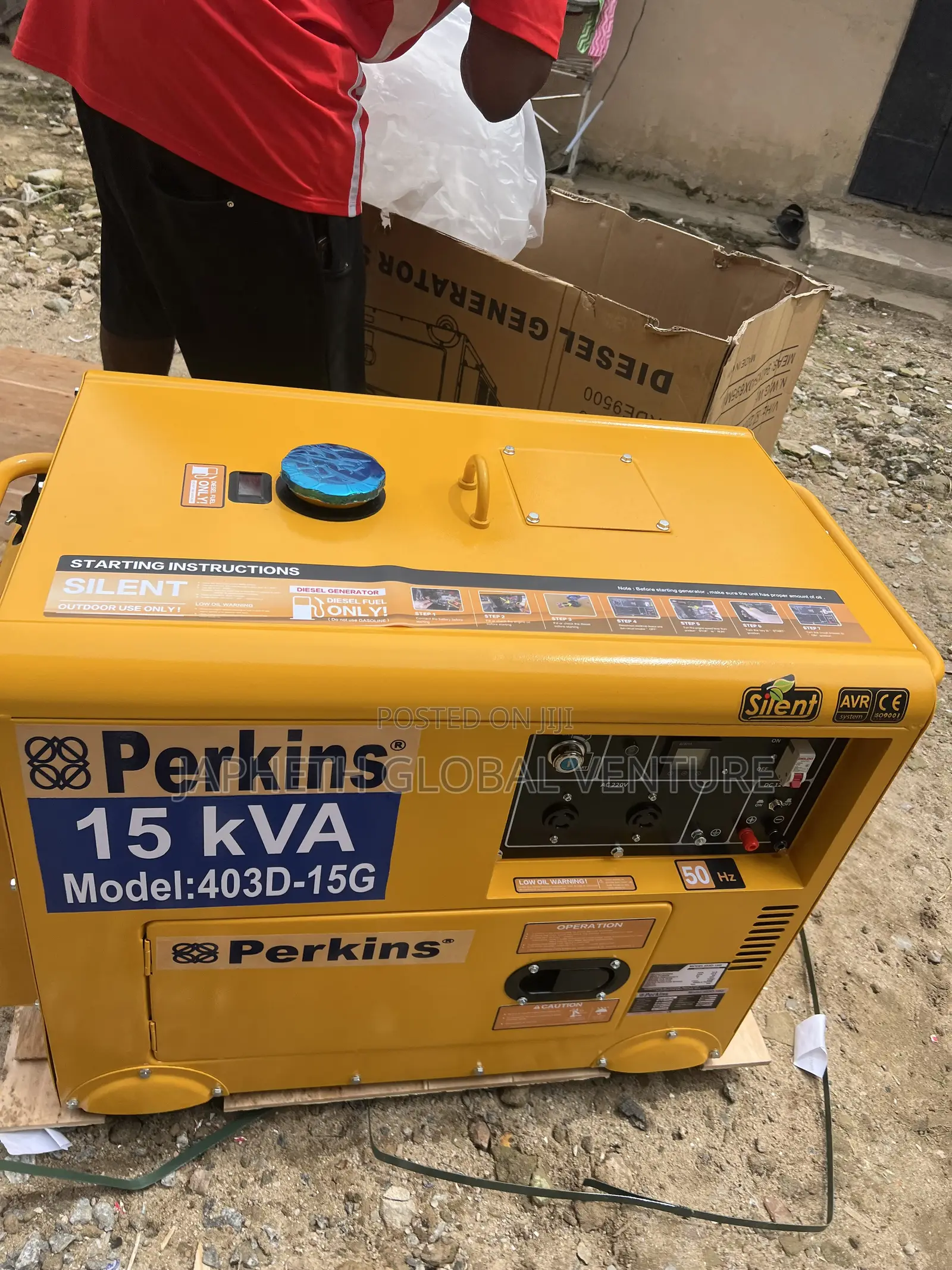 Perkins 15kva Silent Diesel Generator 100% Copper Coil - Japheth Global ...