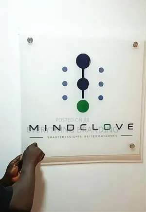 Acrylic Office Wall Signage Branding Display - Everything Branding ...